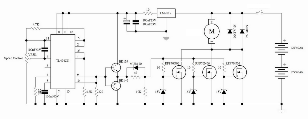 Pwm Motor Controller Schematic - Infoupdate.org